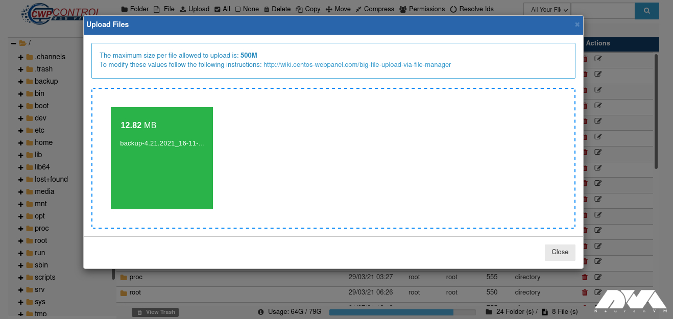 2 Ways to Migrate from cPanel to CWP - NeuronVM Blog